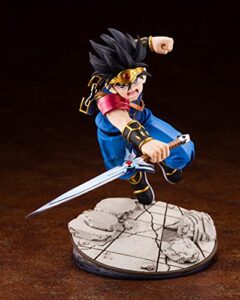 kotobukiya dragon quest: the adventure of dai: dai artfx j statue,multicolor