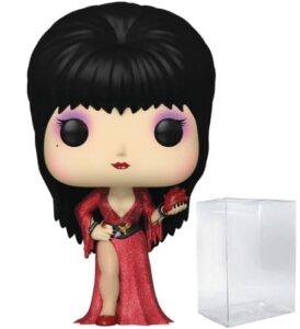 funko elvira 40th anniversary - elvira mistress of the dark pop! vinyl figure (bundled with compatible pop box protector case)