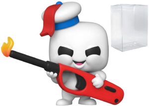 funko ghostbusters afterlife - mini puft with lighter pop! vinyl figure (bundled with compatible pop box protector case)