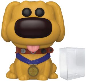 funko disney pixar: dug days - hero dug pop! vinyl figure (bundled with compatible pop box protector case)