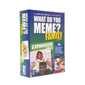 what do you meme? family edition expansion pack #1 – designed to be added to the core family party game