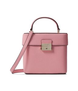 kate spade new york voyage small grain textured leather small top-handle pink sugar one size