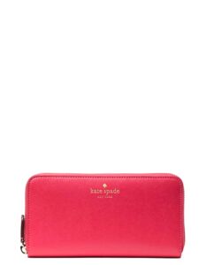 kate spade new york brynn large continental wallet (pink ruby)