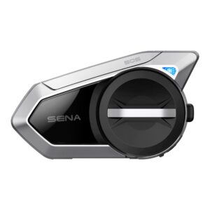 sena 50s motorcycle jog dial communication bluetooth headset w/sound by harman kardon integrated mesh intercom system premium microphone & speakers, single