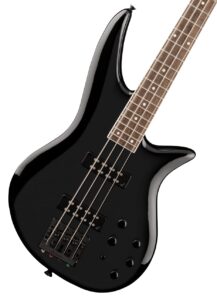 jackson x series spectra bass sbx iv, gloss black, laurel fingerboard