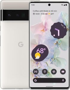 google pixel 6 pro 5g, us version, 128gb, cloudy white - verizon (renewed)