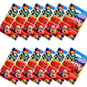 allpick 30pcs race cars lightning mcqueen plastic treat bags birthday party favor bags party gift goody bags for kids birthday