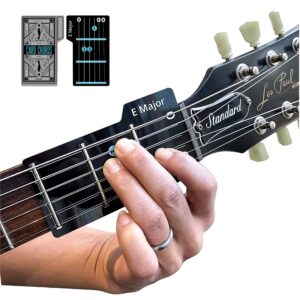 learn guitar in minutes card chords (gibson edition) guitar chords allow you to play an electric guitar while the card is on the fretboard made in usa music gift