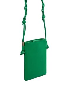 vince camuto vanah small crossbody, lotus green