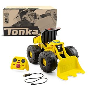 tonka rc mighty monster dump & plow truck (ffp)