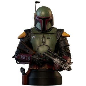 diamond select toys star wars: the book of boba fett: boba fett 1:6 scale bust,multicolor,jan221988