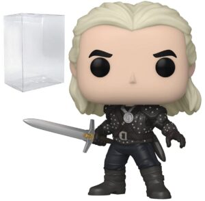 pop funko tv: witcher- geralt bundled with ecotek protector