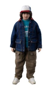 threezero stranger things: dustin henderson 1:6 scale collectible figure multicolor 3z02800w0