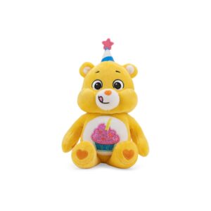 care bears 9" bean plush (glitter belly) - birthday bear - soft huggable material!, small