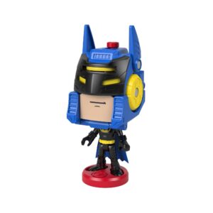 fisher-price imaginext dc super friends batman toy head shifters batmobile & figure set for preschool pretend play kids ages 3+ years