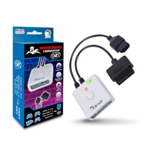 mcbazel brook wing snes to ps5/xb/switch pro controller adapter, micro usb