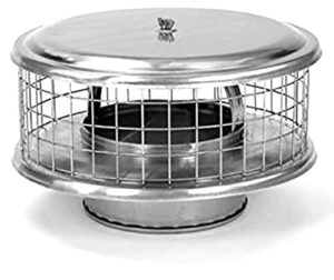 all fuel stainless steel chimney cap (8")