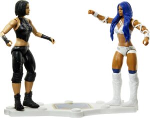 mattel wwe sasha banks vs bayley championship showdown 2-pack 6-inch action figures monday night raw battle pack for ages 6 years old & up