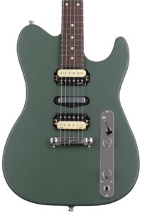 godin radium electric guitar - matte green