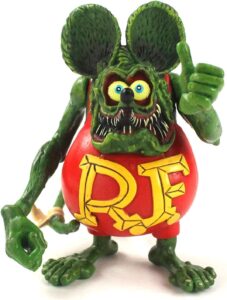 mkjinmei ratfink model toys, joint movable dolls games pvc action figure rat fink mouse collectible model toy figure birthday gifts 12 cm