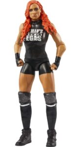 mattel wwe becky 'the man' lynch basic action figure, posable 6-inch collectible for ages 6 years old & up