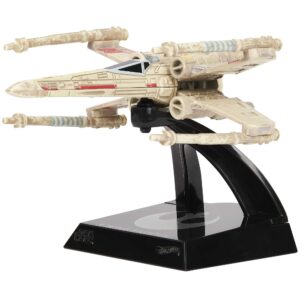 hot wheels star wars starships select, premium replica of classic & modern star wars starships with movable parts & premium stand for adult collectors