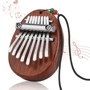 lehay mini kalimba thumb piano 8 key finger mbira with lanyard