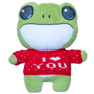 putrer frog plush toys,11.8" frog stuffed animals,gift for children birthday,new year (frog-c)