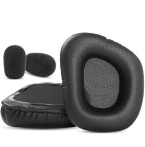 yunyiyi stealth 600 gen 2 ear cushion earpads replacement compatible with turtle beach stealth 600 gen 2 ps5 ps4 pro wireless gaming headset repair parts (protein leather)