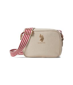 u.s. polo assn. dhm crossbody tan one size