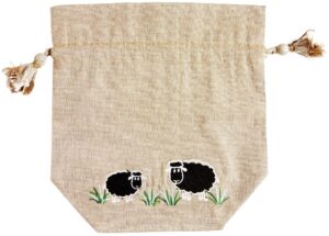 lantern moon meadow bag, black sheep