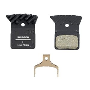 shimano brbx pads + spg alloy back resin l05a w/fin black one size