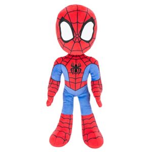 marvel spidey and his amazing friends spidey cuddle plush - 20-inch ultra soft spidey plush - toys featuring your friendly neighborhood spideys