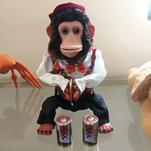 hcsxmy cymbal playing monkey charley the chimp vintage electronic plush decoration toy original source (monkey)