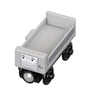 f-price replacement part for thomas and friends wooden lift and load cargo train set - ggh31 ~ replacement cargo car ~ troublesome truck gray, white