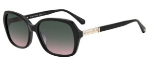 kate spade new york yvette/s black/green pink one size