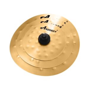 arborea cymbal 10" splash cymbal for drum set fhc traditional finish pure brass drum cymbal