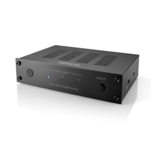 denon avs-3bk 3-port (3 in/1 out) 8k hdmi switcher (black)