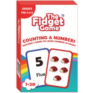 the fidget game numbers and counting 1-20 - preschool learning activities - flashcards for toddlers 2-4 years old