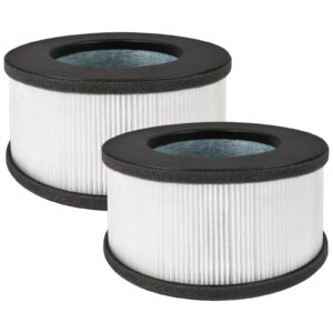 ontheone af-3222 true hepa replacement filter compatible with bulex af-3222 hepa, true hepa filter and activated carbon filter set, 2 pack