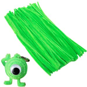 pipe cleaners- 400pcs chenille stems pipe cleaners craft supplies for diy art craft decorations arts and crafts for kids, crafts, craft supplies, art supplies (green)