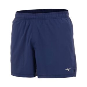 mizuno men's standard infinity 5 inch short, medieval blue, medium