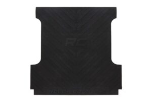 rough country rubber bed mat for 2007-2018 ram truck | 5'5" bed - rcm678,black