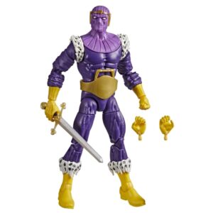 g. i. joe marvel legends series 6-inch baron zemo collection figure from classic comic books with 3 accessories