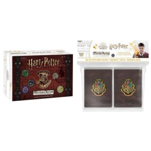 usaopoly harry potter: hogwarts battle & hogwarts battle card sleeves | 160 card protector sleeves for hogwarts cards from harry potter deckbuilding games