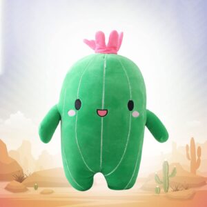 vopper 1pcs 8inch super cute smiling cactus plush pillow toy,a great gift for boys, girls and girlfriends (8inch)…