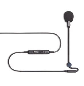 saharagaming attachable noise-cancelling microphone with mute switch compatible with mac, windows pc, playstation 4, and more (3.5 mm)