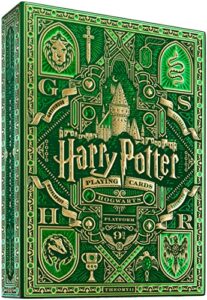 theory11 harry potter playing cards - green (slytherin)