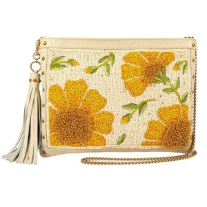 mary frances petal pusher crossbody handbag