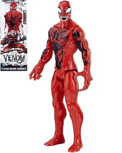 titan hero series carnage 12-inch action figure from venom